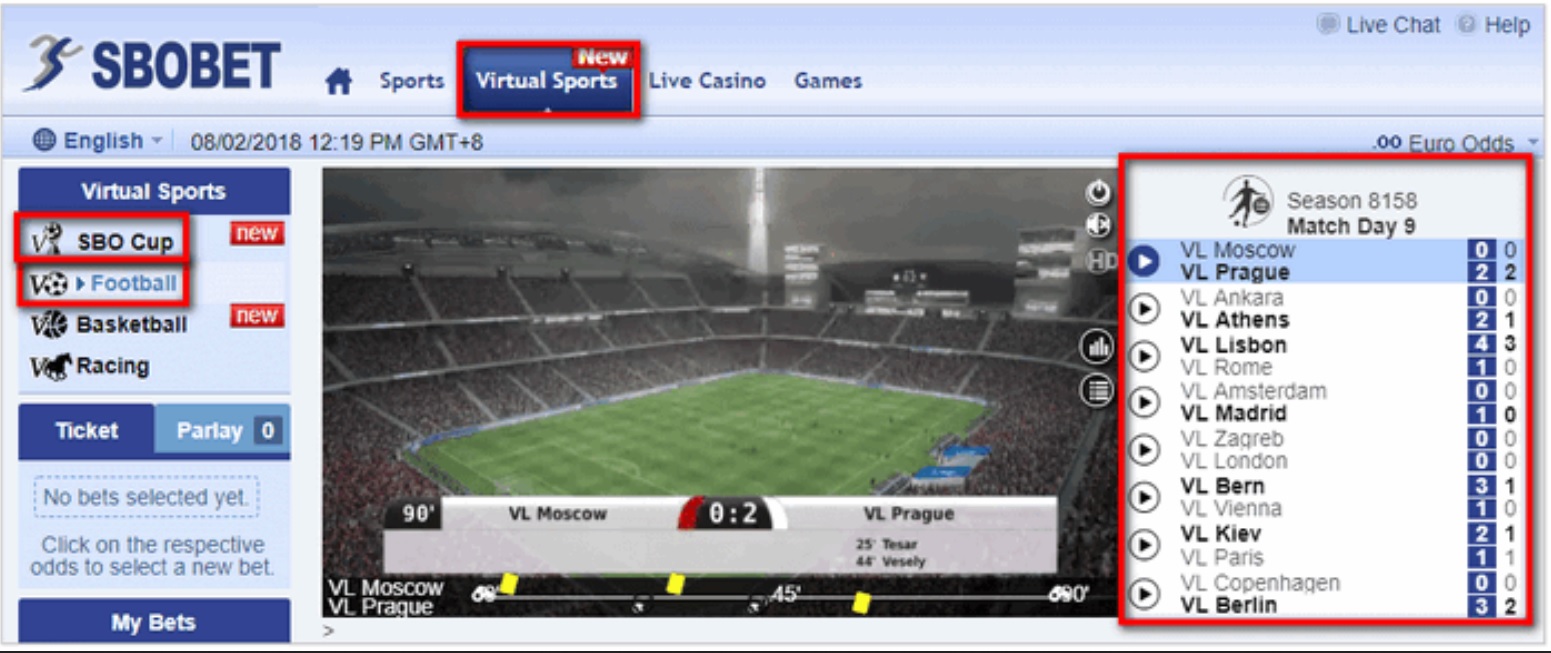 Virtual Sports Sbobet | Football, Racing, Basketball - Sbobetpress